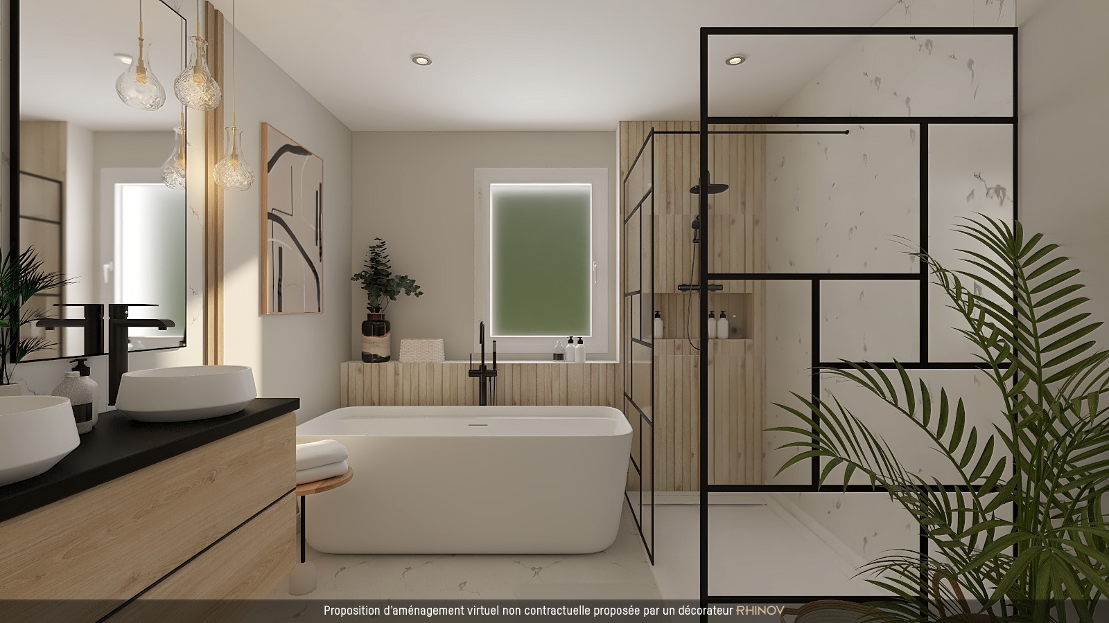 Salle de bain contemporaine : le parfait alliage entre esthetisme et ...
