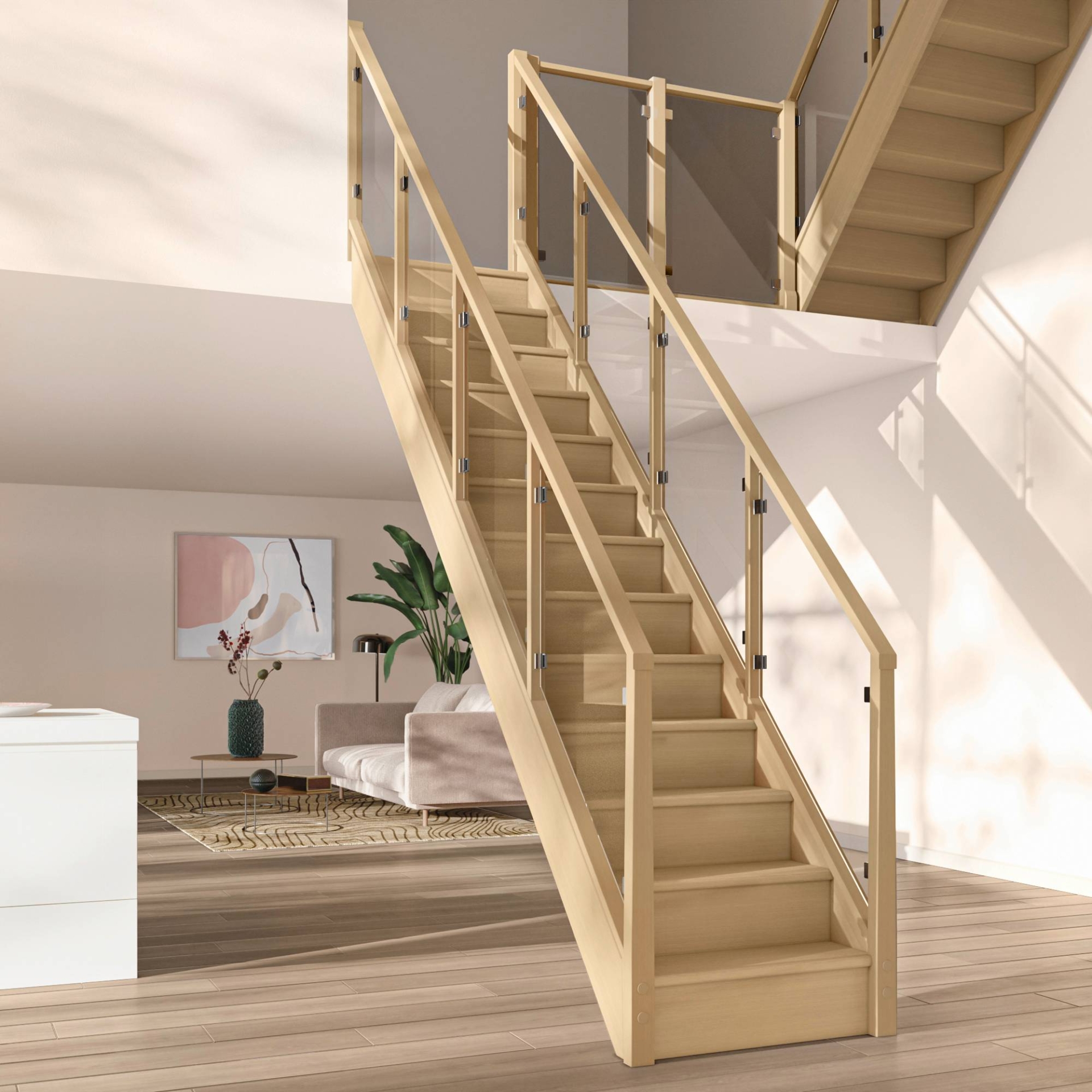 Calcul des dimensions d’un escalier droit : guide pratique – Lapeyre