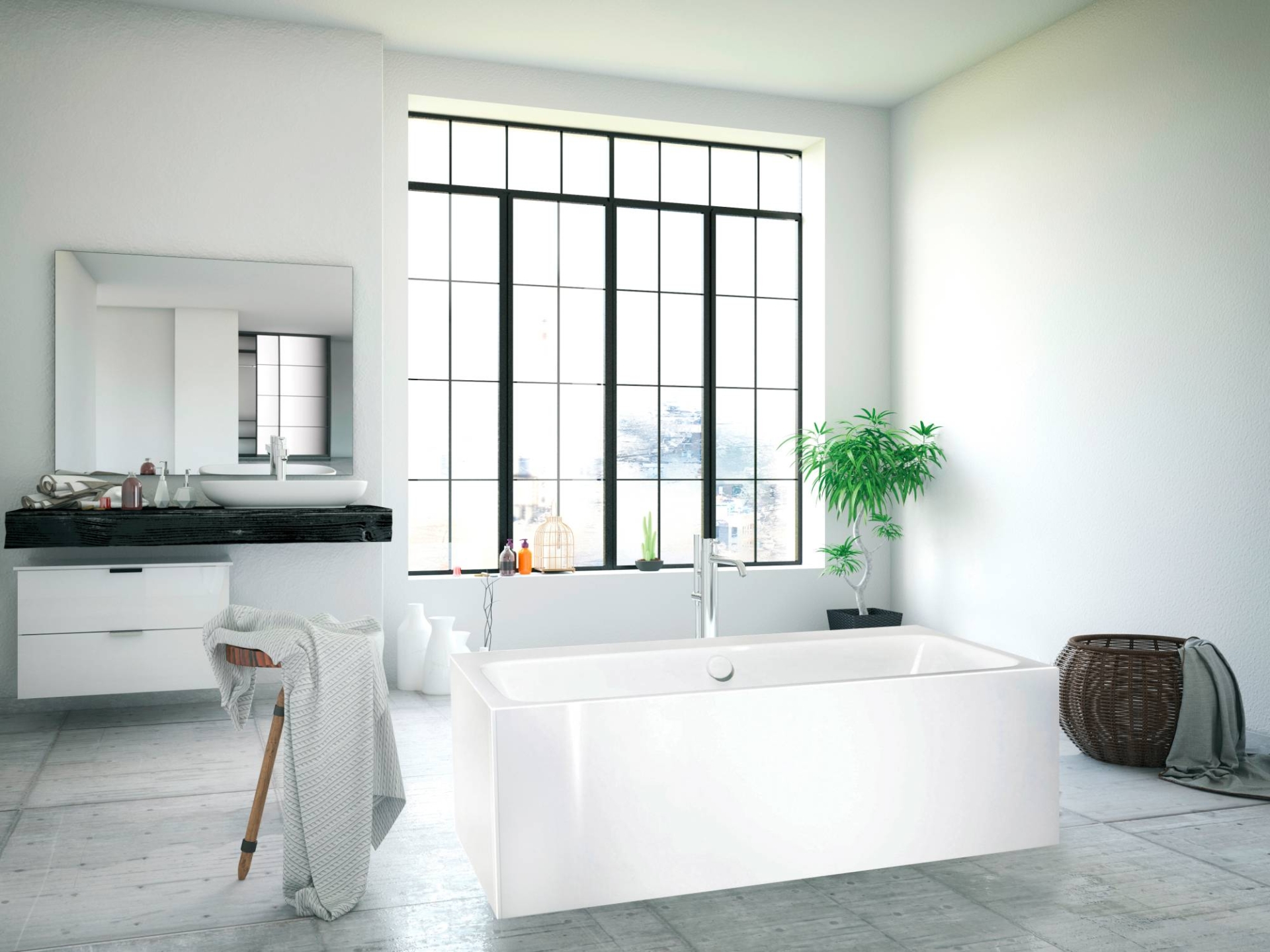 Faut-il carreler toute la salle de bains ? – Lapeyre